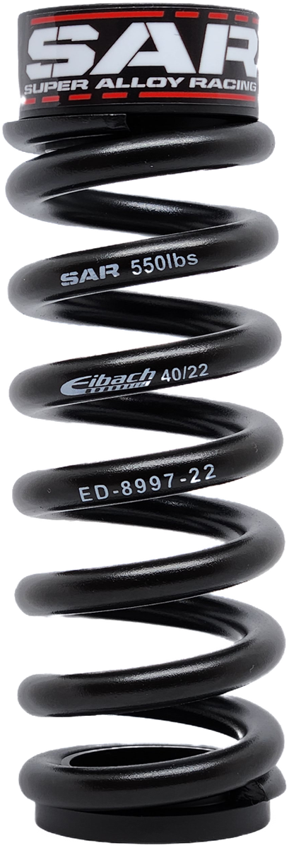 550lbs DH 57.5mm - 76mm Stroke, Rear Shock Spring: - C J Suspension