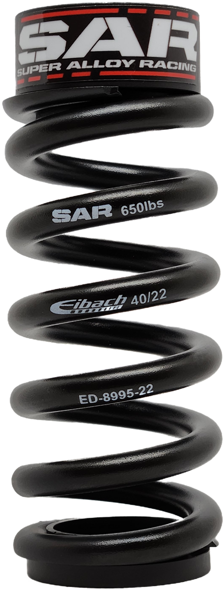 650lbs Enduro 47.5mm - 65mm Stroke, Rear Shock Spring: - C J Suspension