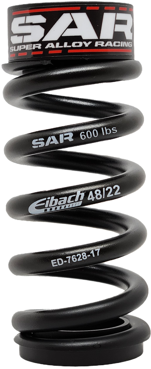 600lbs Enduro 47.5mm - 65mm Stroke, Rear Shock Spring: - C J Suspension