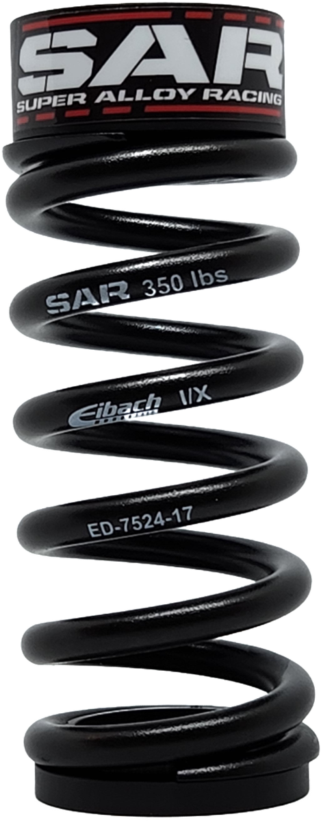 350lbs Enduro 47.5mm - 65mm Stroke, Rear Shock Spring: - C J Suspension