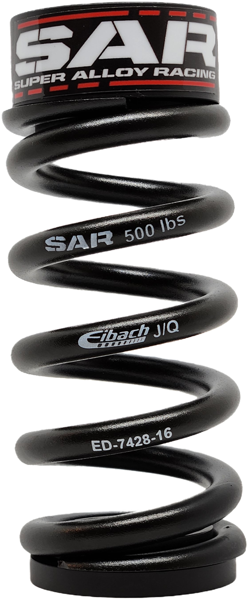 500lbs Enduro 47.5mm - 65mm Stroke, Rear Shock Spring: - C J Suspension