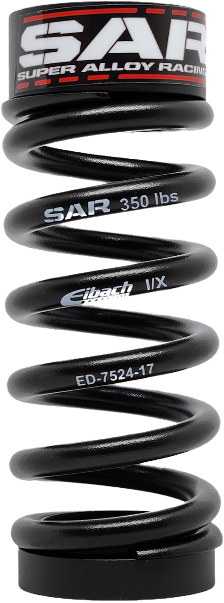 350lbs Enduro 47.5mm - 65mm Stroke, Rear Shock Spring: - C J Suspension