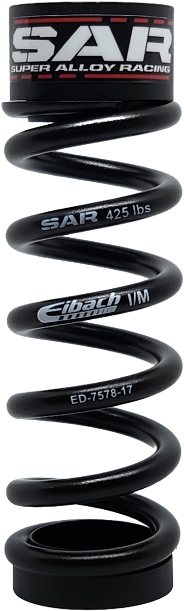 425lbs DH 57.5mm - 76mm Stroke, Rear Shock Spring: - C J Suspension