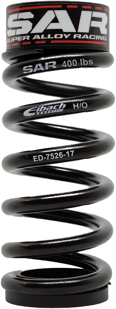 400lbs Enduro 47.5mm - 65mm Stroke, Rear Shock Spring: - C J Suspension